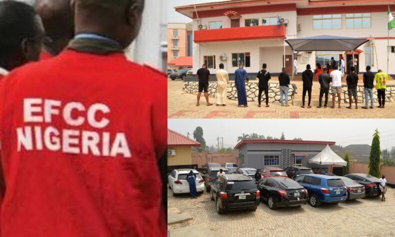 EFCC Arrests 11 Suspected 'Yahoo Boys' With 12 Exotic Cars In Osogbo ...