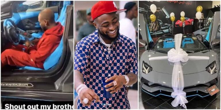 Davido Purchases New Lamborghini Aventador Worth N300 Million As ...
