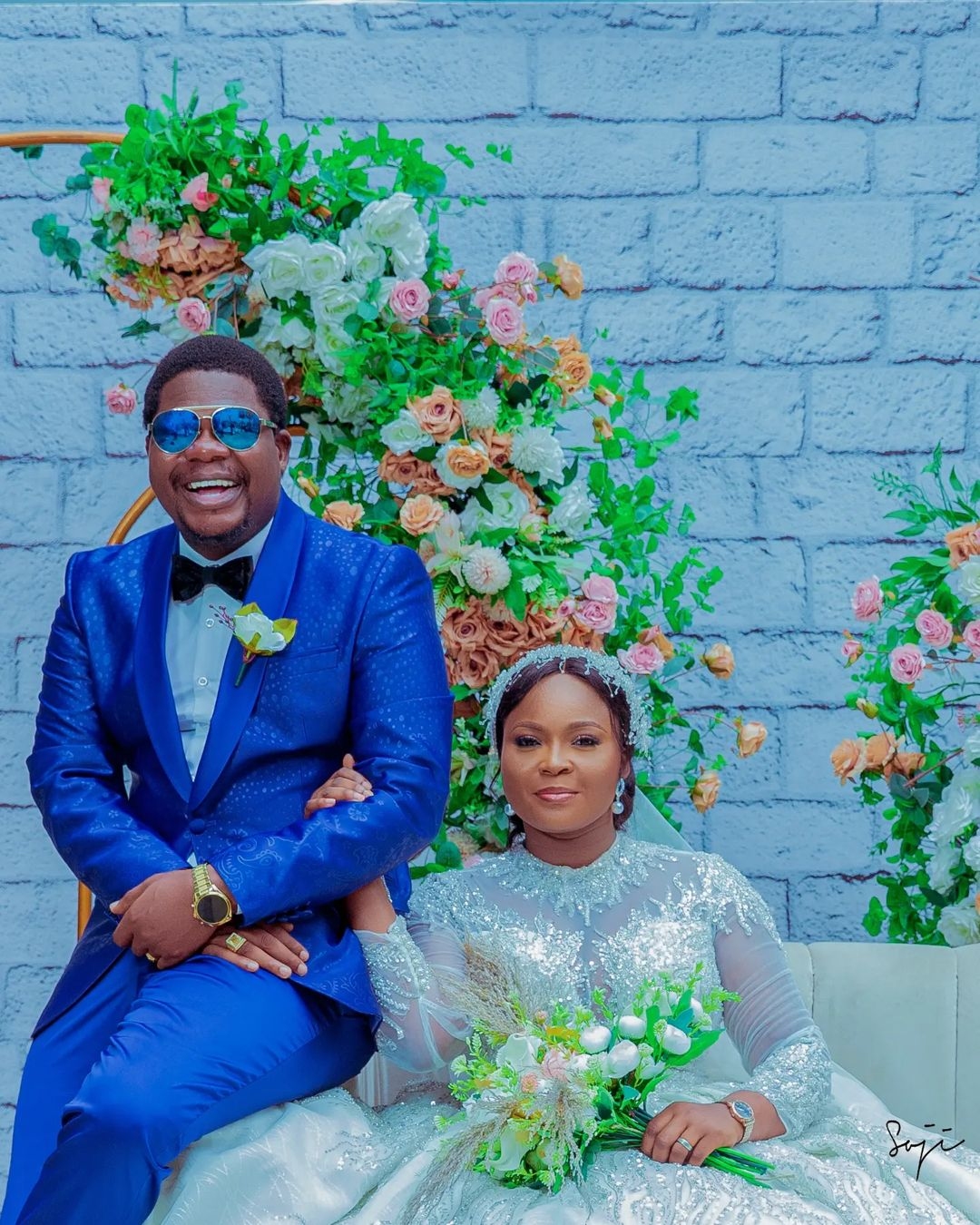 First pictures of Mr Macaroni's church wedding to Mummy Wa | Kanyi ...