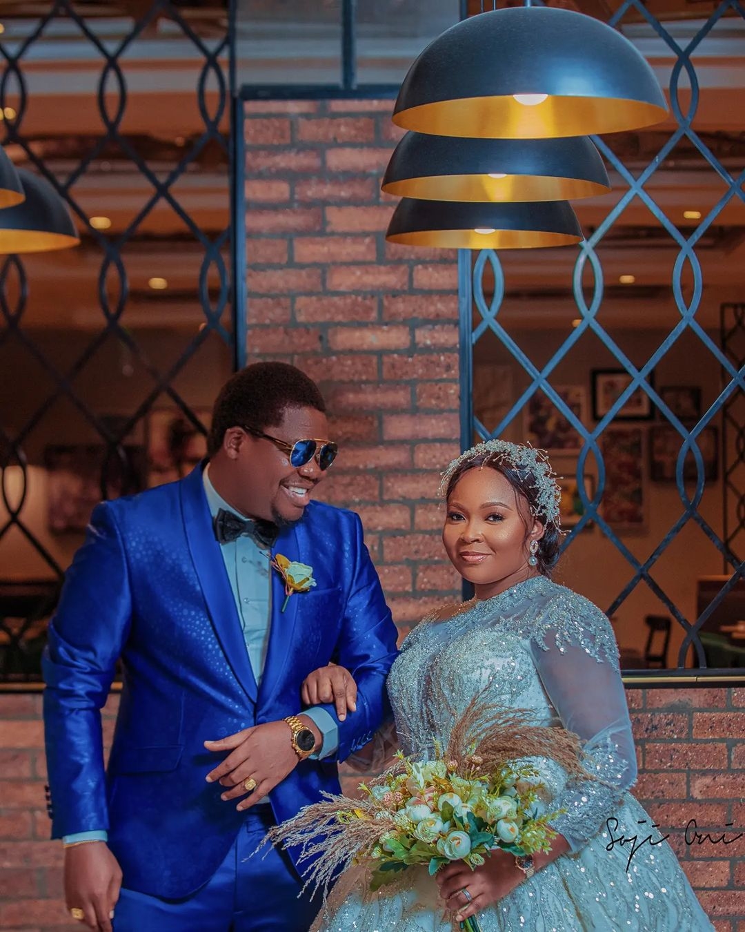 First pictures of Mr Macaroni's church wedding to Mummy Wa | Kanyi ...
