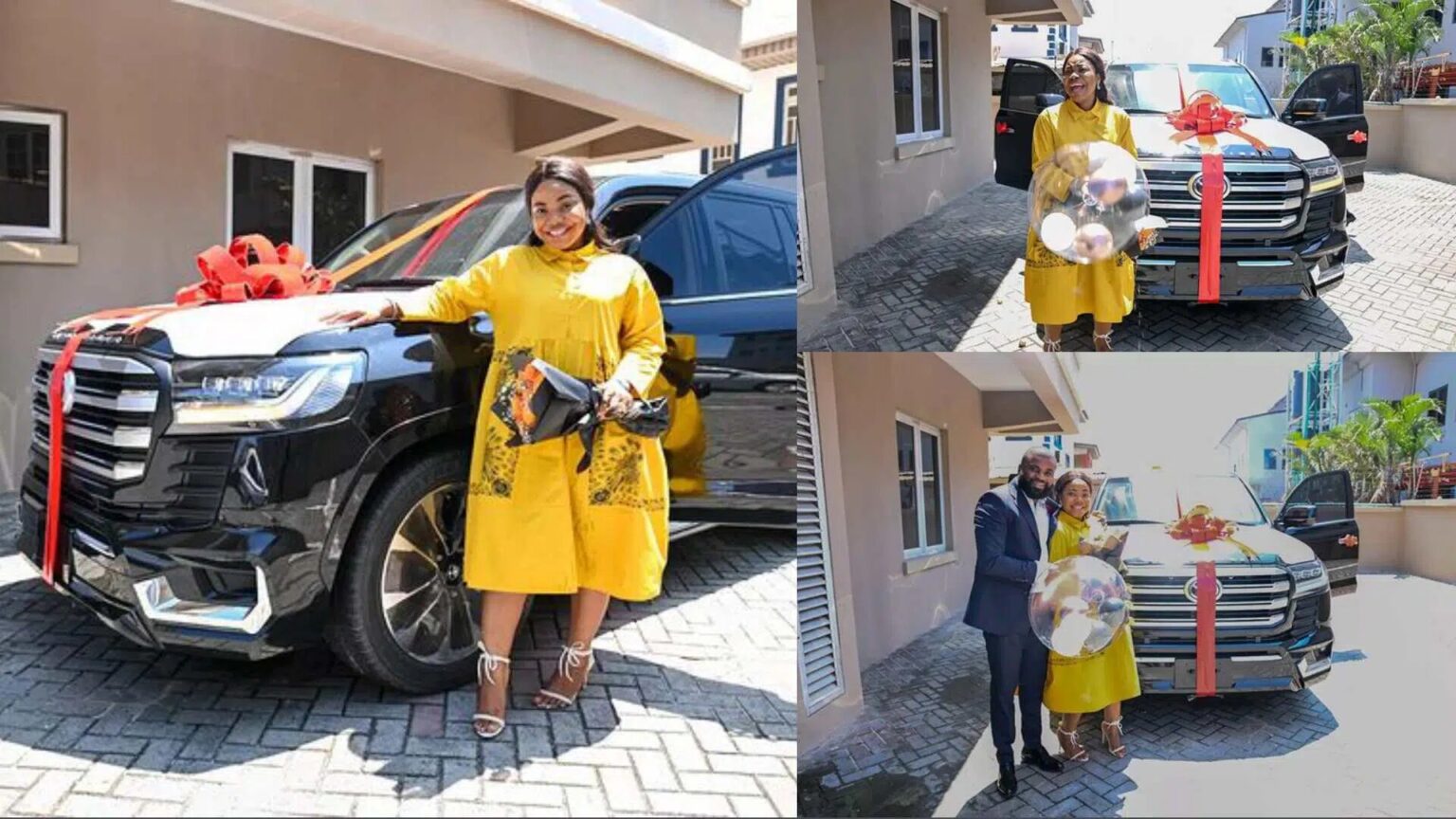 Mercy Chinwo Reacts As Husband Surprises Her With Luxury Car As ...