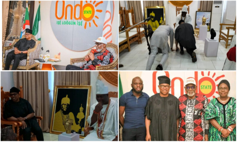 Peter Obi Visits Ooni Of Ife And Ondo Governor, Rotimi Akeredolu [Photos/Video] | Kanyi Daily News