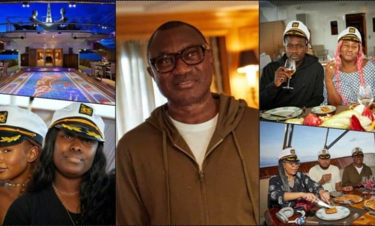 Femi Otedola’s Celebrates 60th Birthday With His Family Onboard Luxury ...