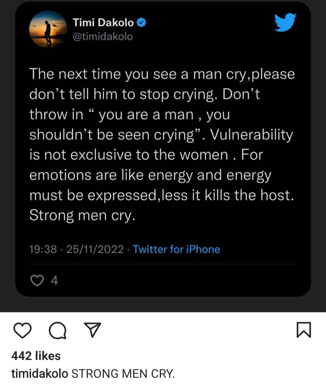 Singer Timi Dakolo Reveals Why Men Should Stop Being Discouraged From ...