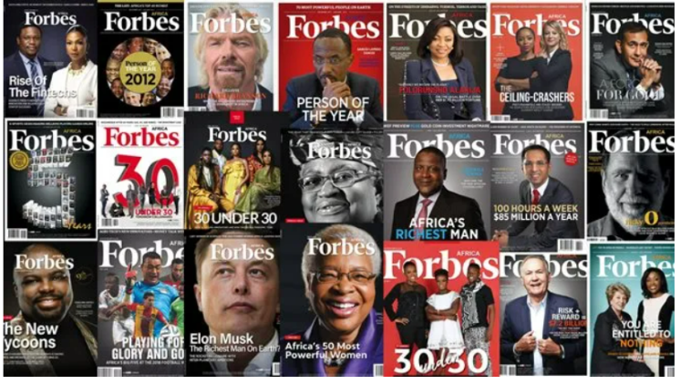 Forbes: Getting In and Moving Up The List of Billionaires | Kanyi Daily ...
