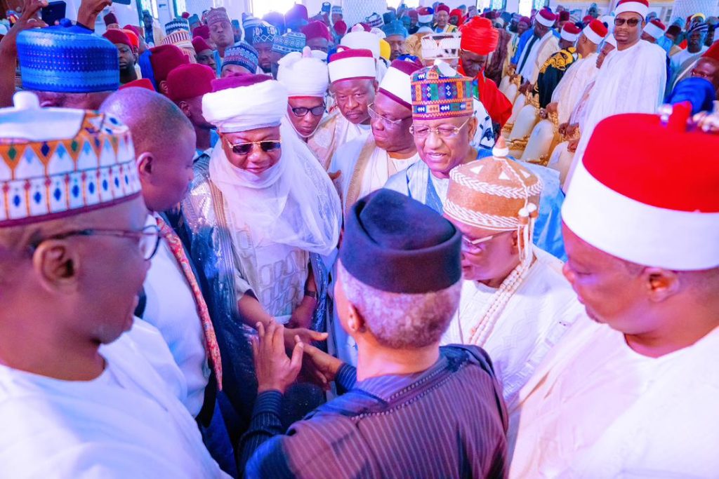 PHOTOS: Yemi Osinbajo, Governors, Attend Shehu Of Borno Daughter’s ...