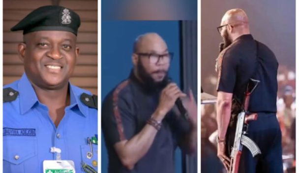 Police Reacts As Abuja Pastor Carries AK-47 While Preaching In Church ...