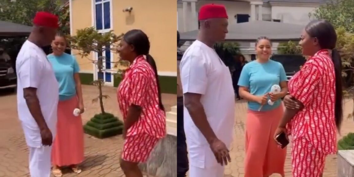 Yvonne Jegede Reacts As Regina Daniels Visit Her With Her Billionaire Husband, Ned Nwoko [Video ...