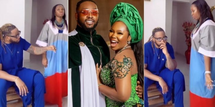 “Who’s Your Daddy” - Teddy A Confronts Wife, Bam Bam For Hugging Pastor ...