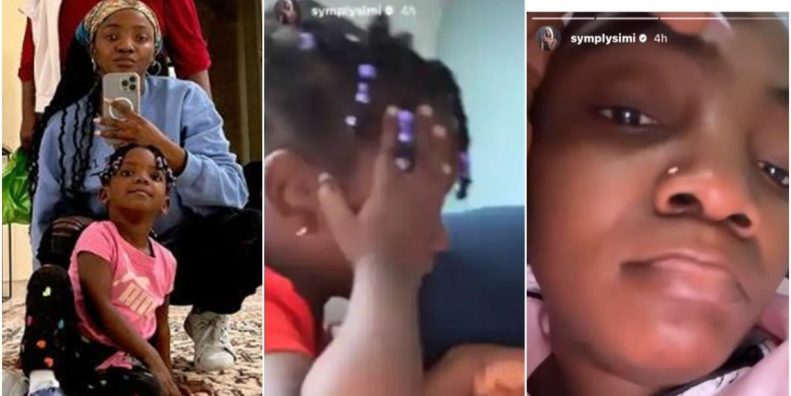 "I Gave Birth To A Comedian" – Simi's Daughter Forces Her To Play Hide ...