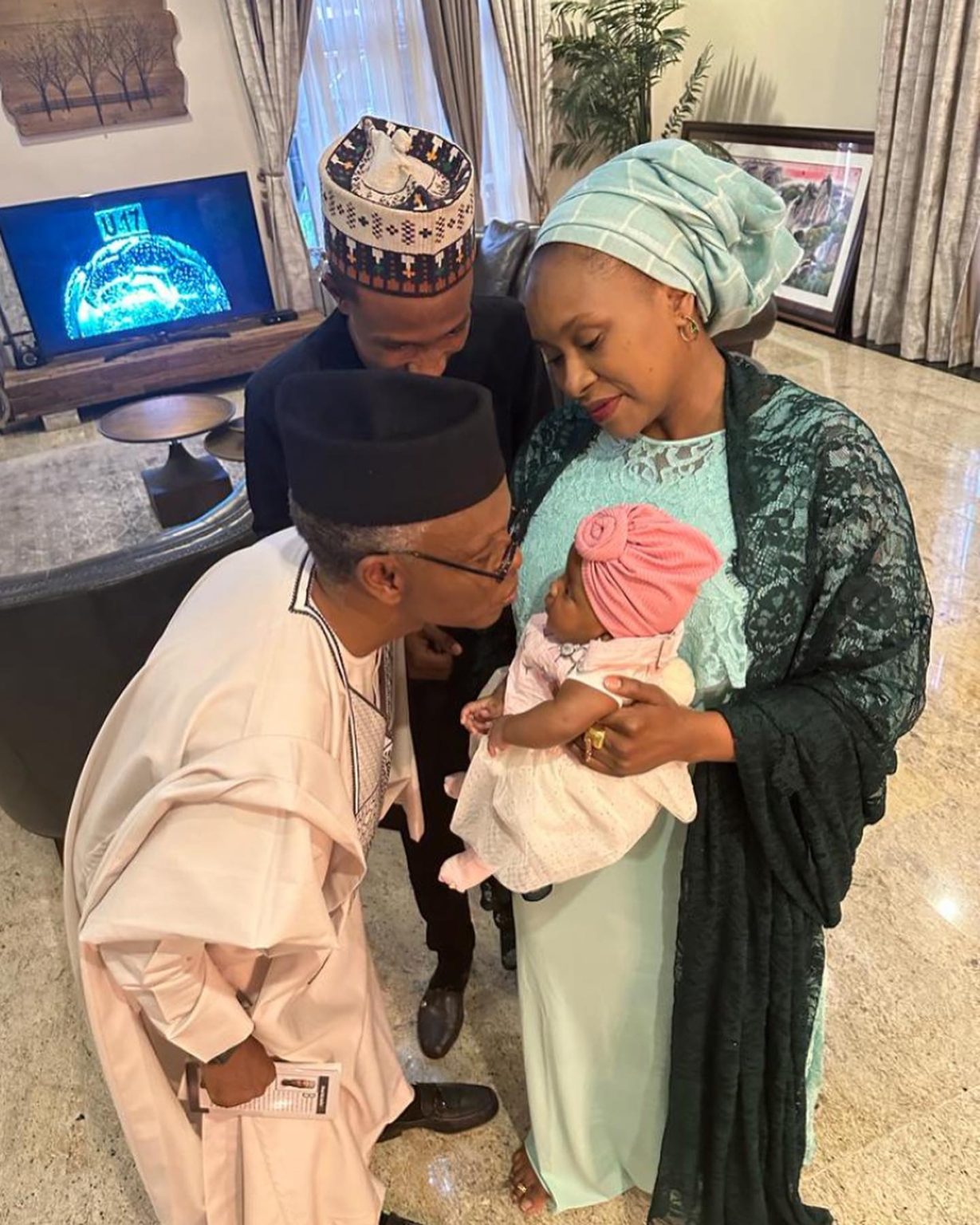 Governor Nasir El-Rufai And His Wife, Aisha Ummi Garba Welcomes baby ...