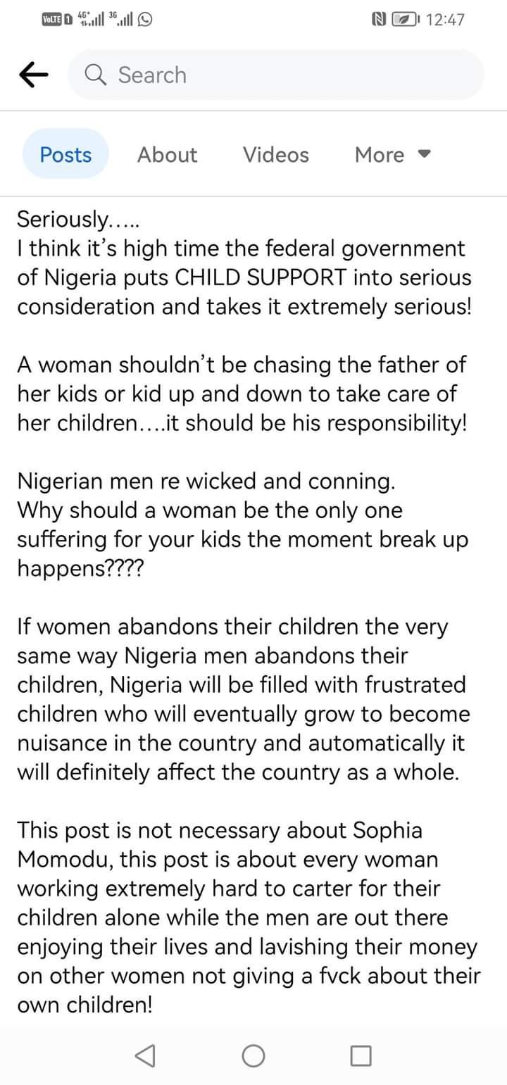 Sarah Martins Apologizes To Davido After Shading Him Over Sophia Momodu ...