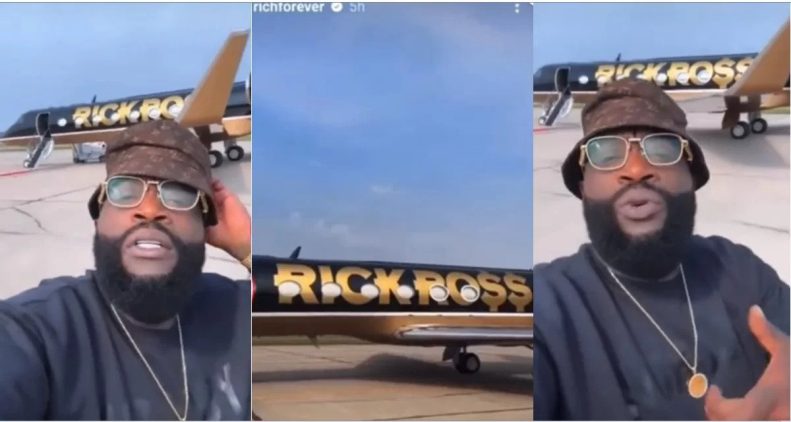 Rick Ross Acquires 18-Seater Private Jet, Claims The Plane Is Worth $5 ...