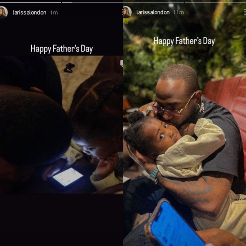 Davido's Babymama, Larissa London Celebrates Him On Father's Day ...