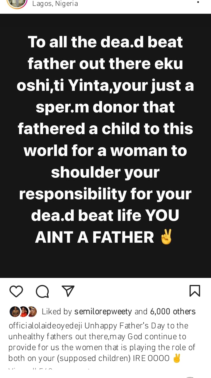 "You're Just A Spern Donor" - Actress Olaide Oyedeji Shades Ex-Husband ...