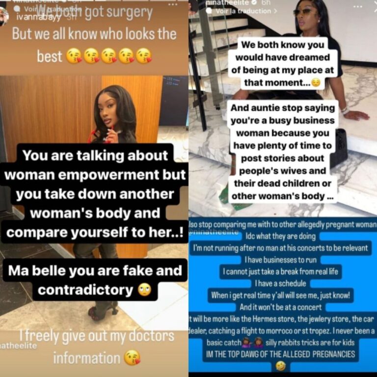 “You Are Fake” – Davido's Baby Mamas, Ivanna Bay And Anita Brown Fights ...