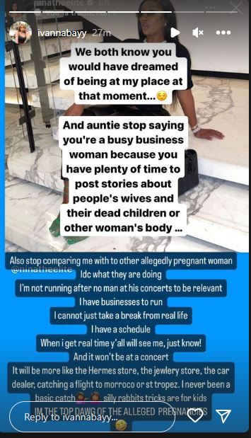 “You Are Fake” – Davido's Baby Mamas, Ivanna Bay And Anita Brown Fights ...