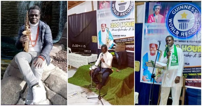 Nigerian Man, Oluwatobi Kufeji Begins 200hrs Singing Marathon To Break ...