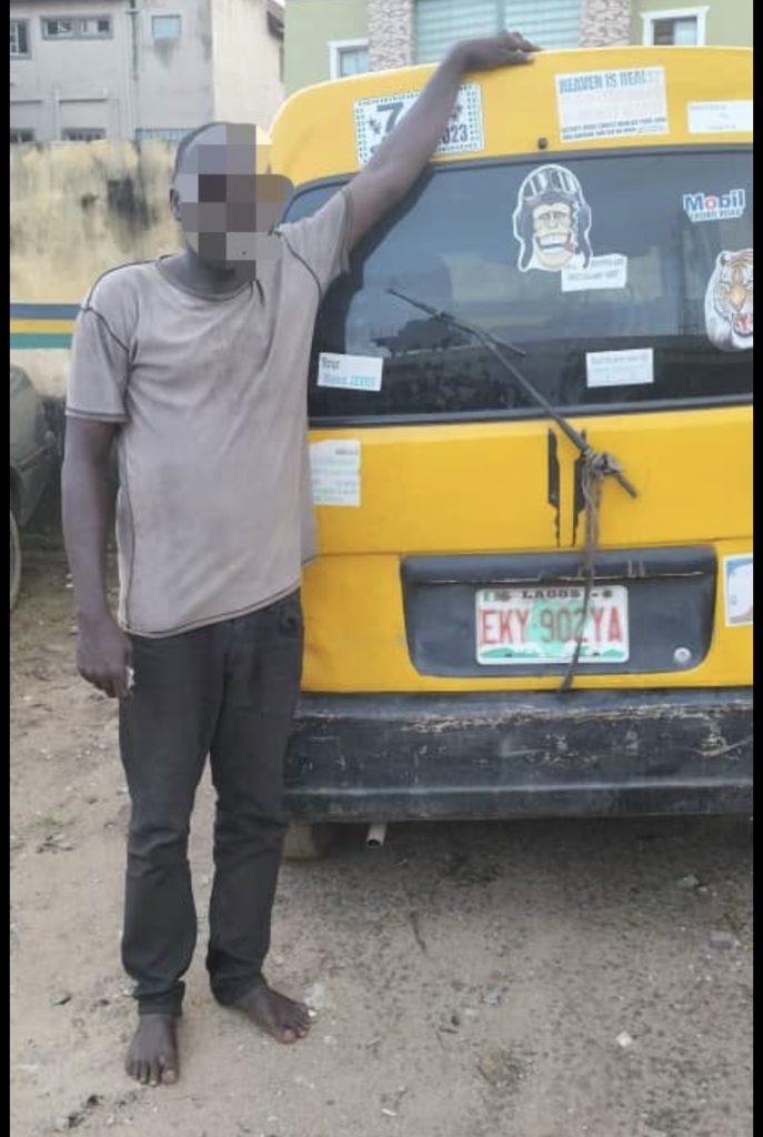Lagos State Police Arrest Man For Stealing Mini-bus | Kanyi Daily News