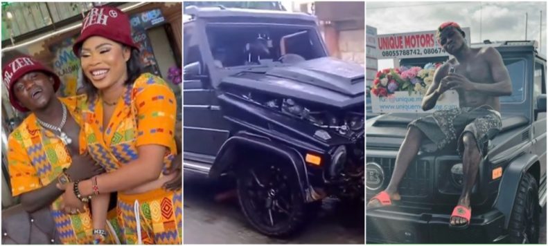 “I'm A Happy Woman” - Portable’s Wife Reacts As He Damages His New G ...