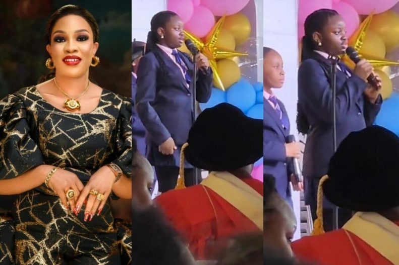 Mosun Filani Reacts As Her 'Shy Daughter' Gives Graduation Speech In ...