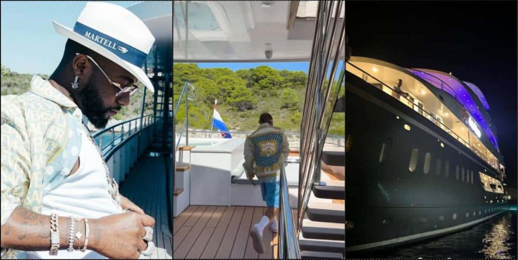 Davido Crowns Himself "Man Of The Year" As He Cruise On A Yacht In ...