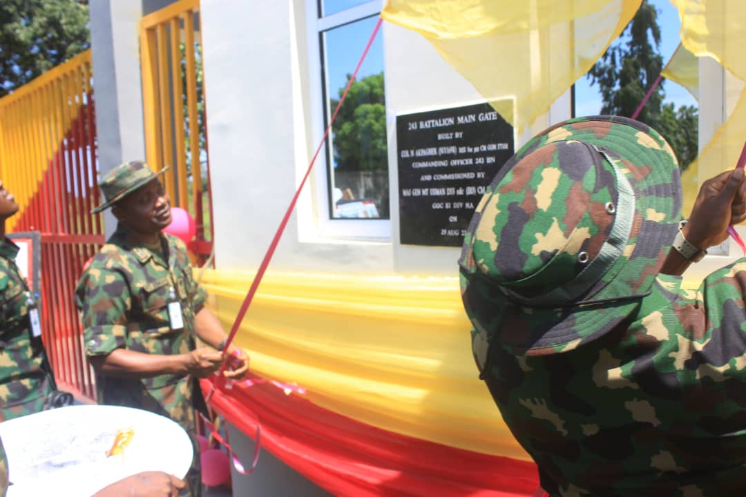 GOC 81 Division commissions 243 Battalion Barracks Main Gate | Kanyi Daily News
