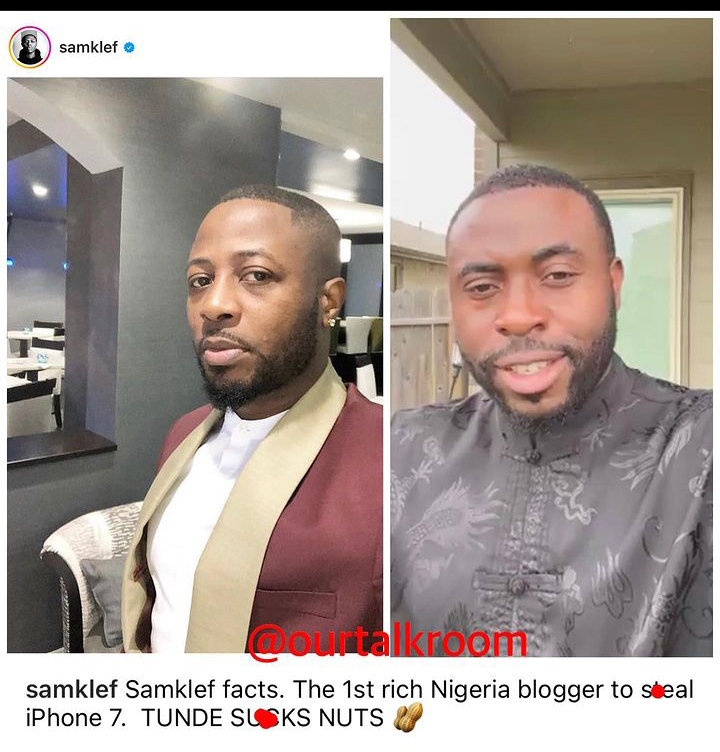 Tunde Ednut Is First Rich Nigerian Blogger To Steal iPhone 7 – Samklef ...