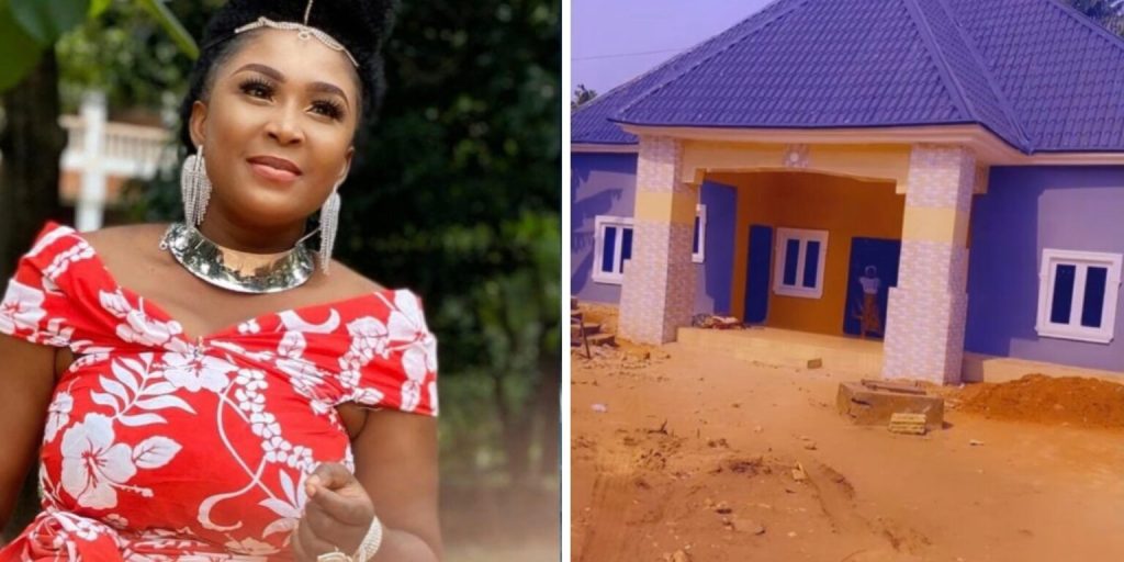 "A Small Gift For My Mom" - Actress Ruth Eze Builds New House For Her Mother [Video] | Kanyi ...