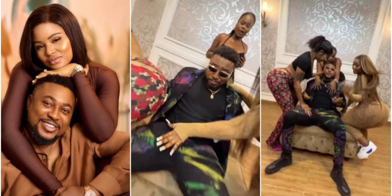 Nosa Rex’s Wife Reacts As Husband Gets Cozy With Heavily-Endowed Ladies [Video] | Kanyi Daily News