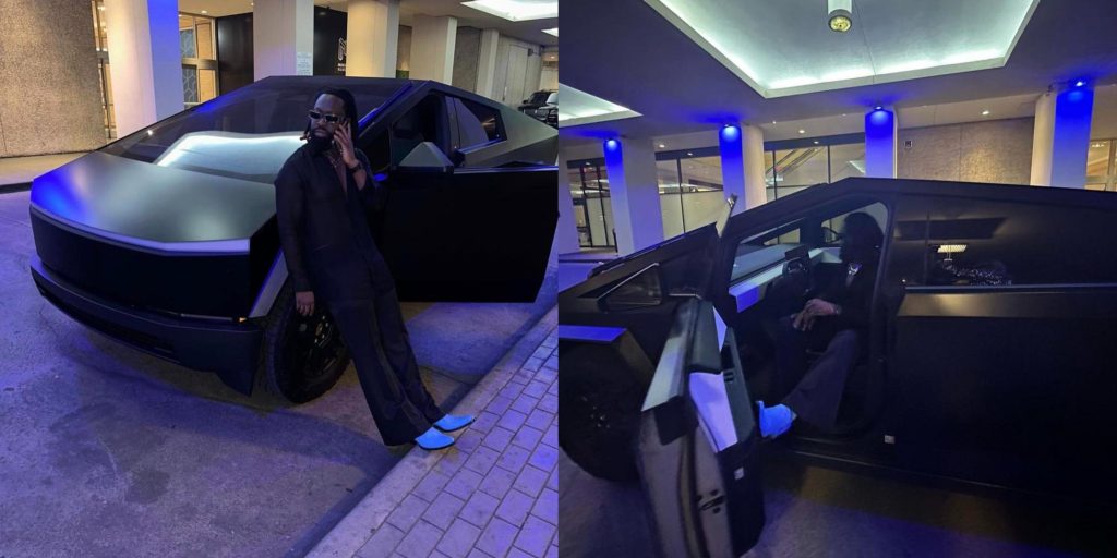 Timaya Acquires Brand New Tesla Cyber Truck [Photos] | Kanyi Daily News