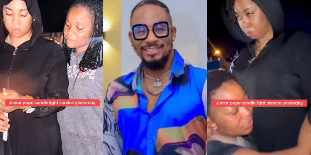 Nollywood Stars Attend Candlelight Vigil For Late Actor, Junior Pope ...