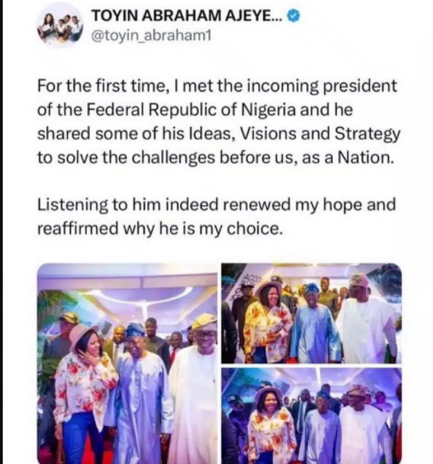 Toyin Abraham Clashes With Trolls Demanding She Reveal Tinubu's Plans For Nigerians | Kanyi ...