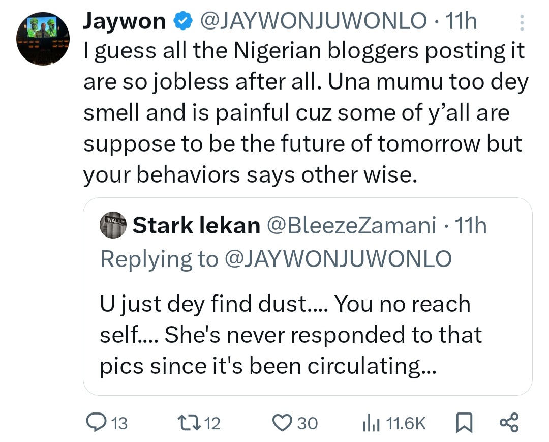 Jaywon Tackles Ayra Starr And Her Supporters For Disrespectful Use Of Their Photo | Kanyi Daily News
