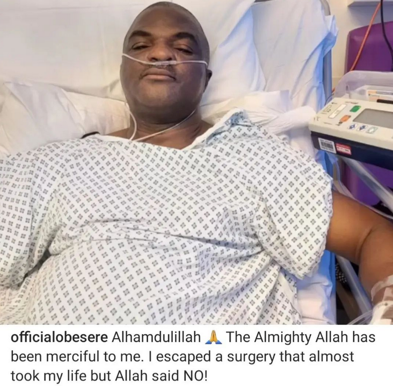 "I Escaped Surgery That Almost Took My Life" - Obesere Speaks From Hospital Bed | Kanyi Daily News