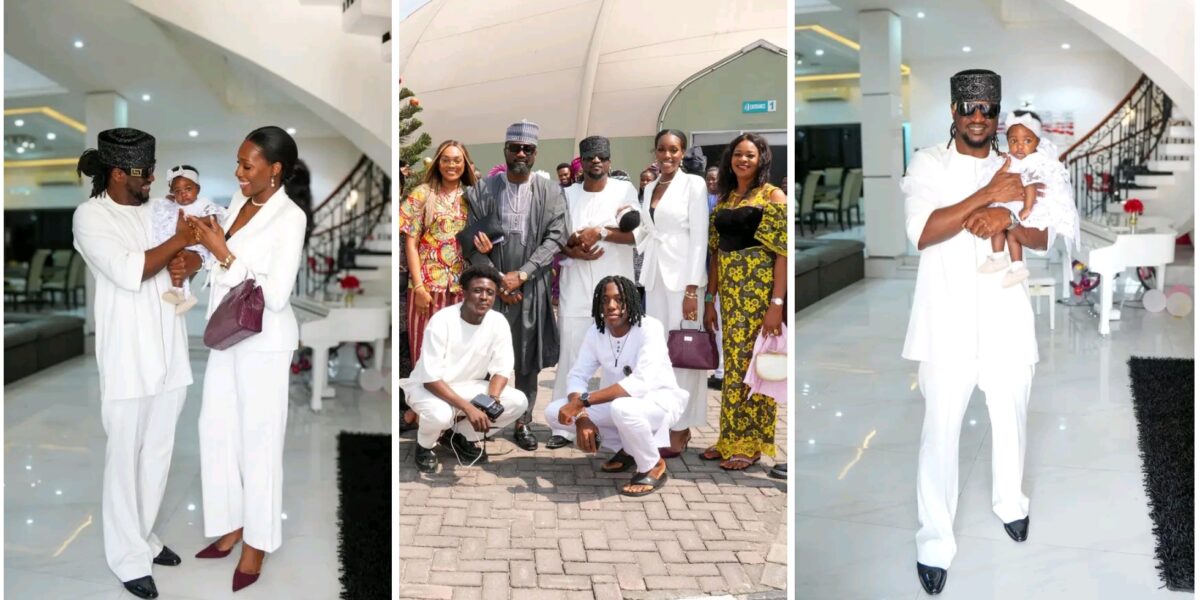 Paul Okoye And Wife Ivy Ifeoma Dedicate Their Daughter In Church ...