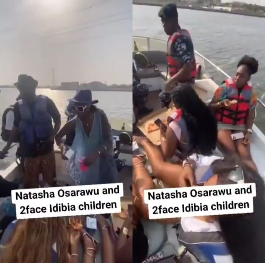 Natasha Osawaru Spotted Spending Time With 2Face Idibia And His ...