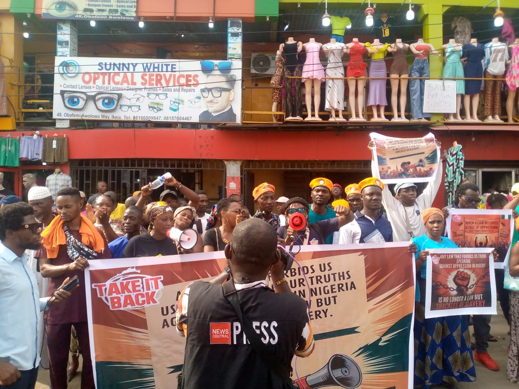Take It Back Movement Begins Protest In Lagos And Abuja Despite Police ...