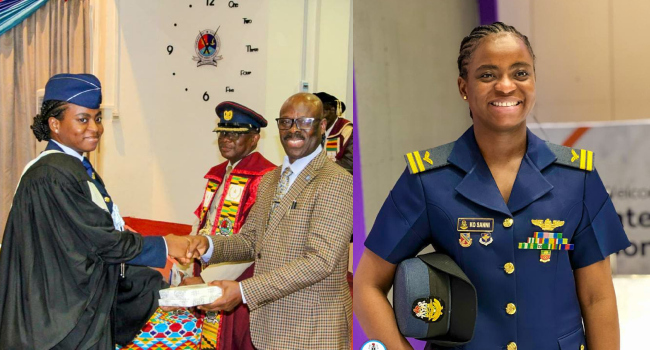 Nigeria’s First Female Fighter Pilot, Kafayat Sanni Wins Awards In ...