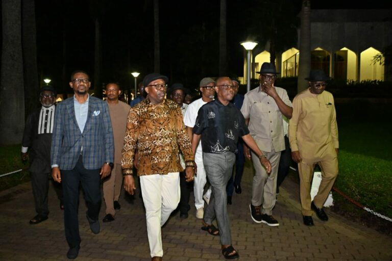 Tinubu Meets Fubara, Wike, Rivers Lawmakers Amid Political Tension [Photos] | Kanyi Daily News