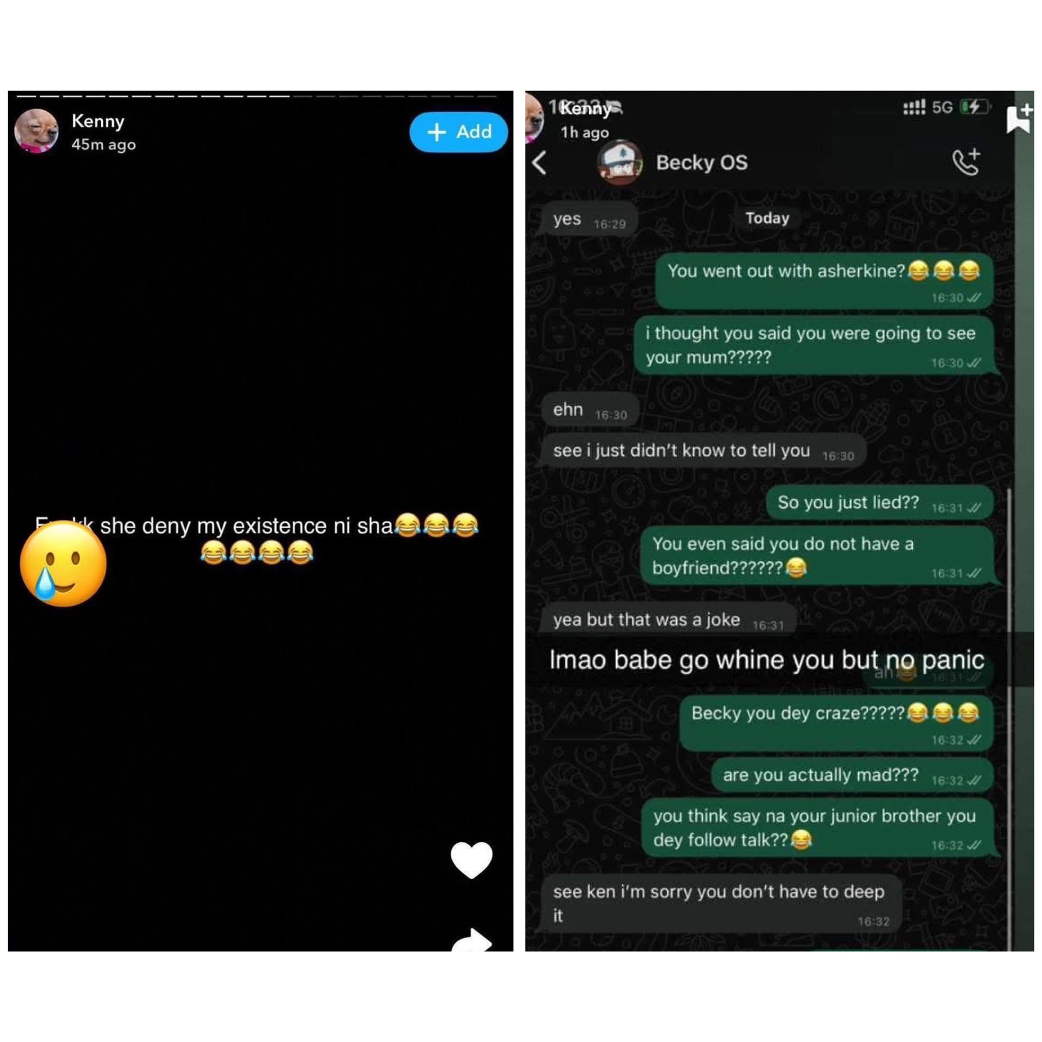 UNN Student Becky Who Claimed She's Single, Exposed By Boyfriend After ...