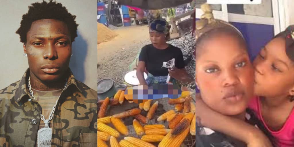 Asake’s Baby Mama Khadijat Seen Selling Roasted Corn By Roadside [Video ...