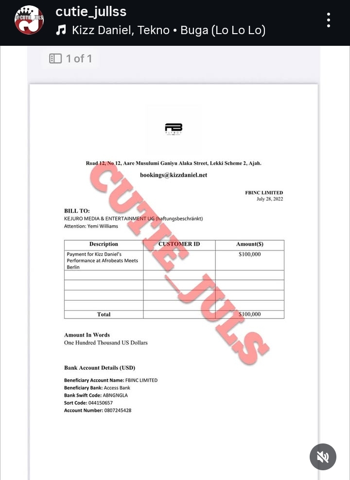 Court Orders Freeze Of Kizz Daniel’s Bank Accounts, Directs Him To Pay €200,000 | Kanyi Daily News