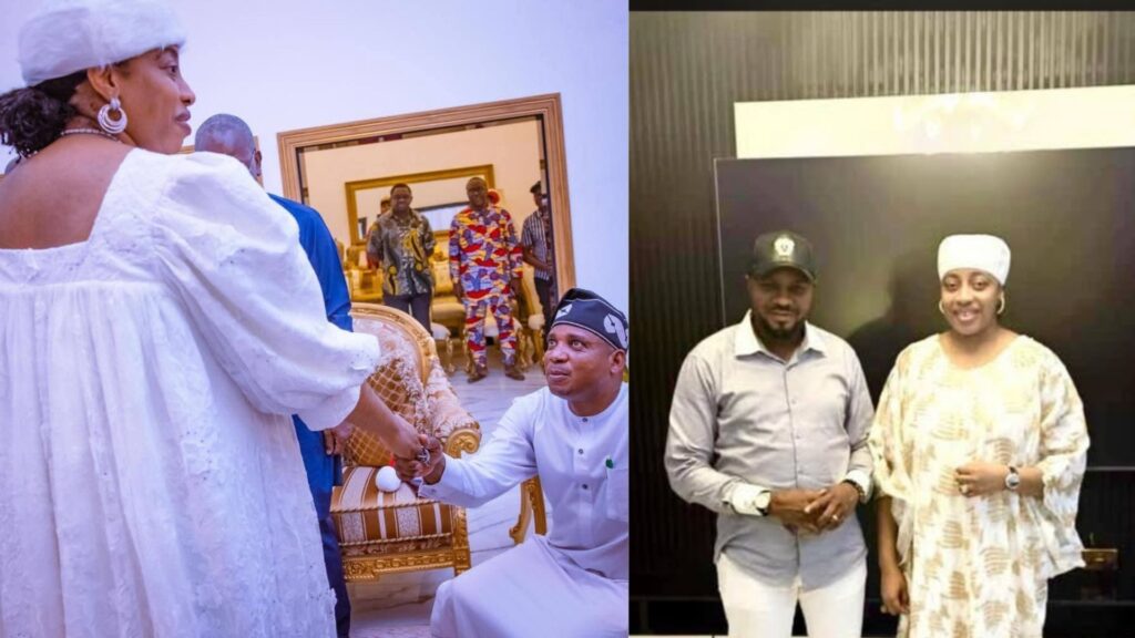 SGF George Akume Marries Queen Zaynab Otiti, Former Wife of the Ooni of ...